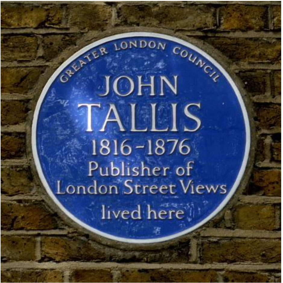 The life of John Tallis – Map Maker / Cartographer – Old Maps Library