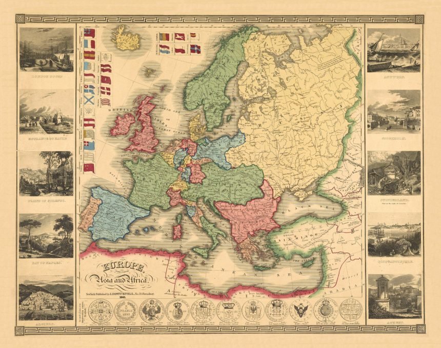 EUROPE 1840 – Old Maps Library