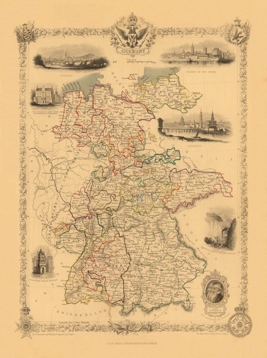 EUROPE 1840 – Old Maps Library