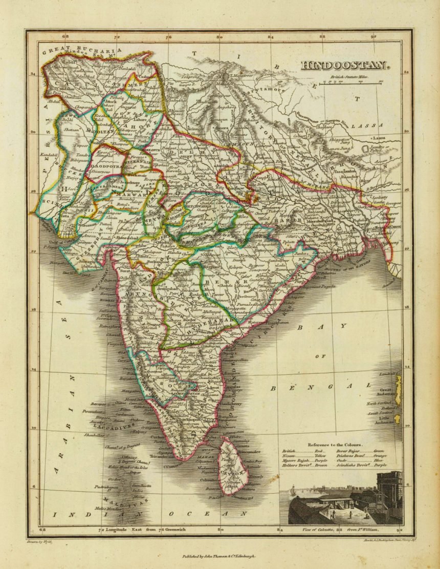 INDIA 1824 – Old Maps Library