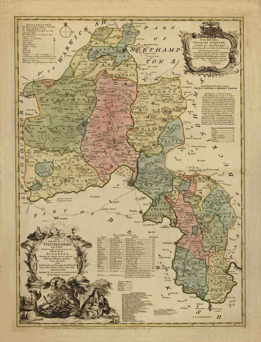 OXFORDSHIRE 1750 – Old Maps Library