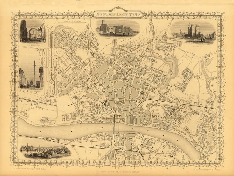 NEWCASTLE 1851 – Old Maps Library