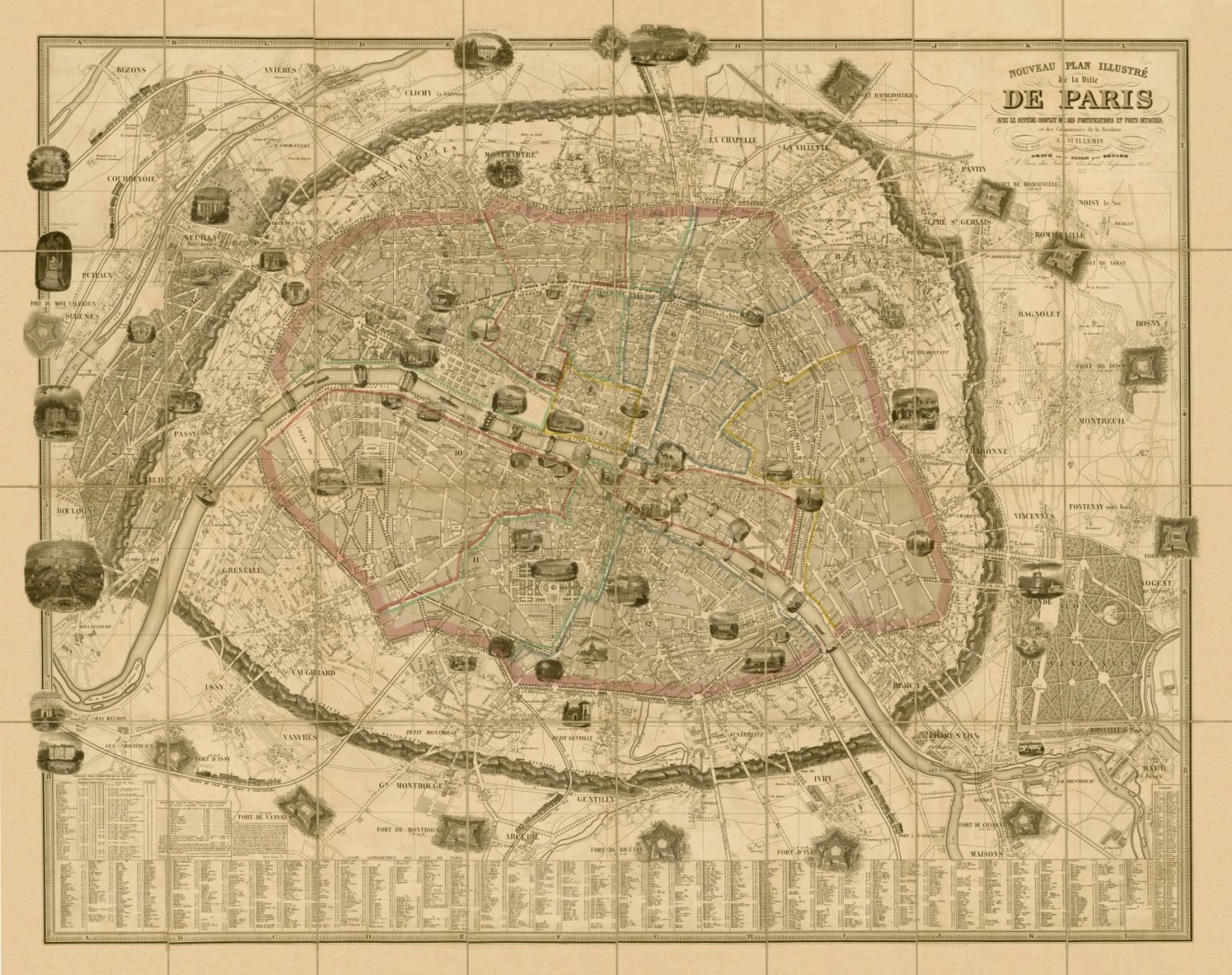 PARIS 1852 – Old Maps Library