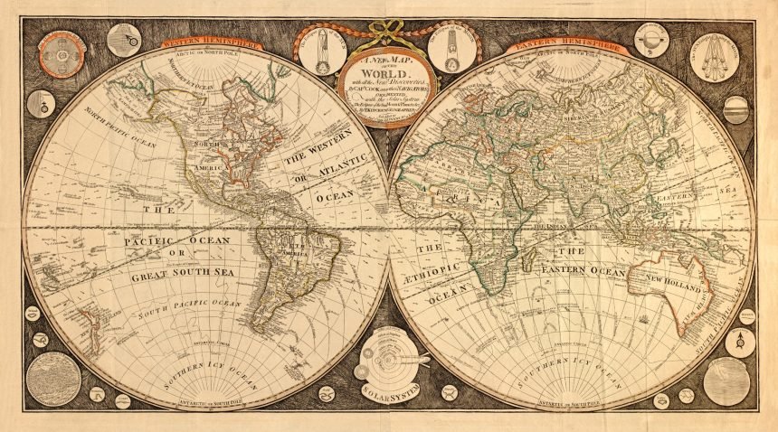 WORLD MAP 1799 – Old Maps Library